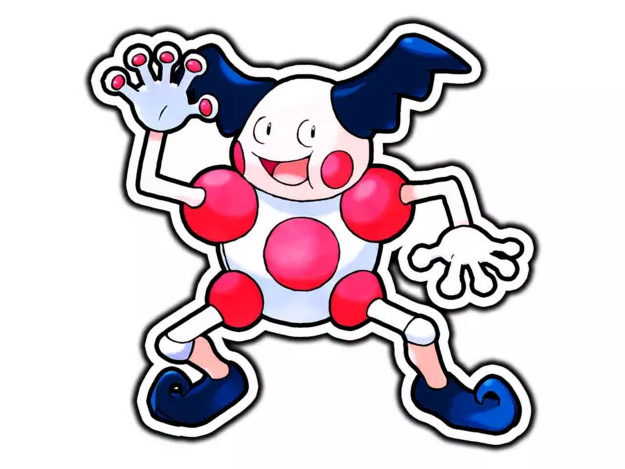Mr. Mime Waterproof Sticker Phone Decal Water Bottle Stickers Car ...