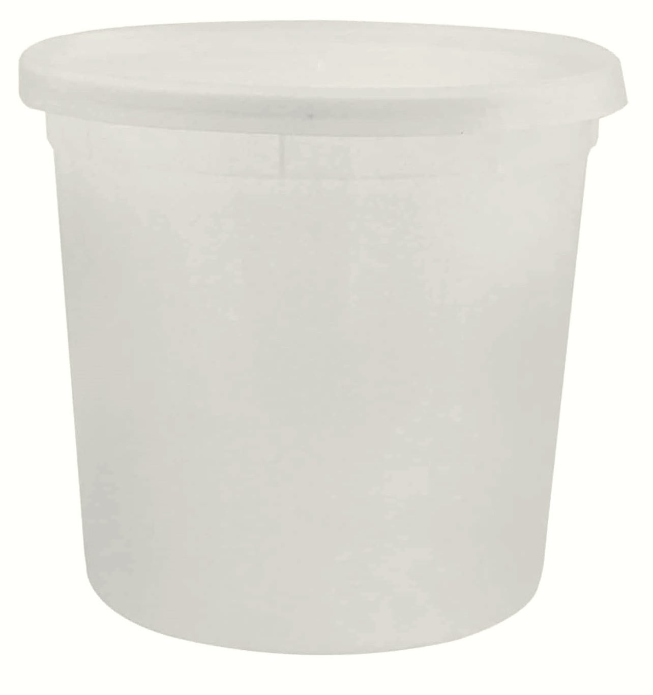 Mr. Miracle 168 ounce Plastic Deli Containers and Lids.Translucent ...
