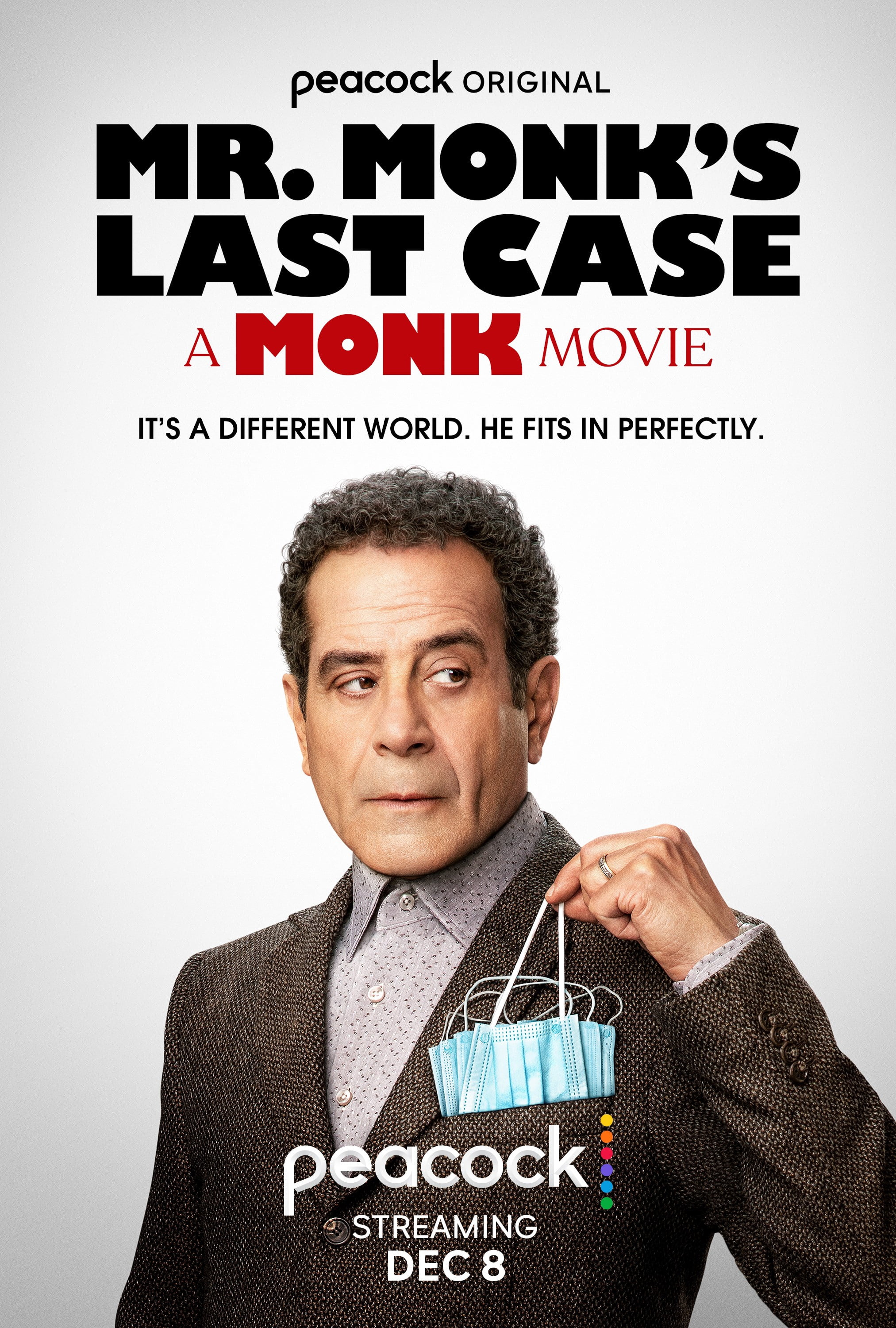 Mr. Monk's Last Case: A Monk Movie (2023) Movie DVD -[Comedy,Crime ...