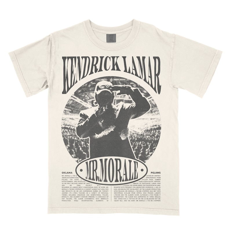 Mr. Morale Kendrick Lamar Vintage T-shirt Lamar Rap God Merch - Walmart.com