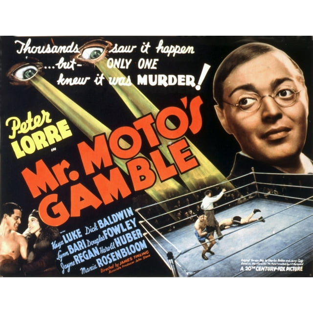Mr. Moto'S Gamble Peter Lorre 1938 20Th Century Fox Tm & Copyright ...