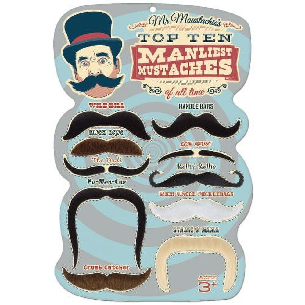Mr. Moustachio's Top 10 Manliest Mustaches: Fun Fuzzy Mustaches for ...