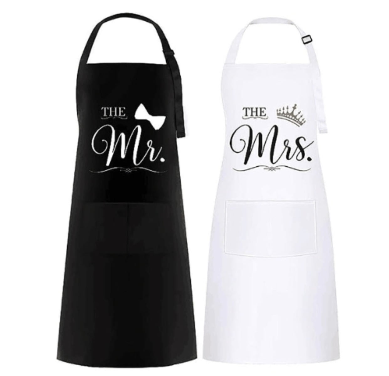 Mr and Mrs Aprons for Couples Gifts - Anniversary, Bridal Shower ...