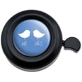 Mr Mrs Birds Blue Wedding Anniversary Bicycle Handlebar Bike Bell ...