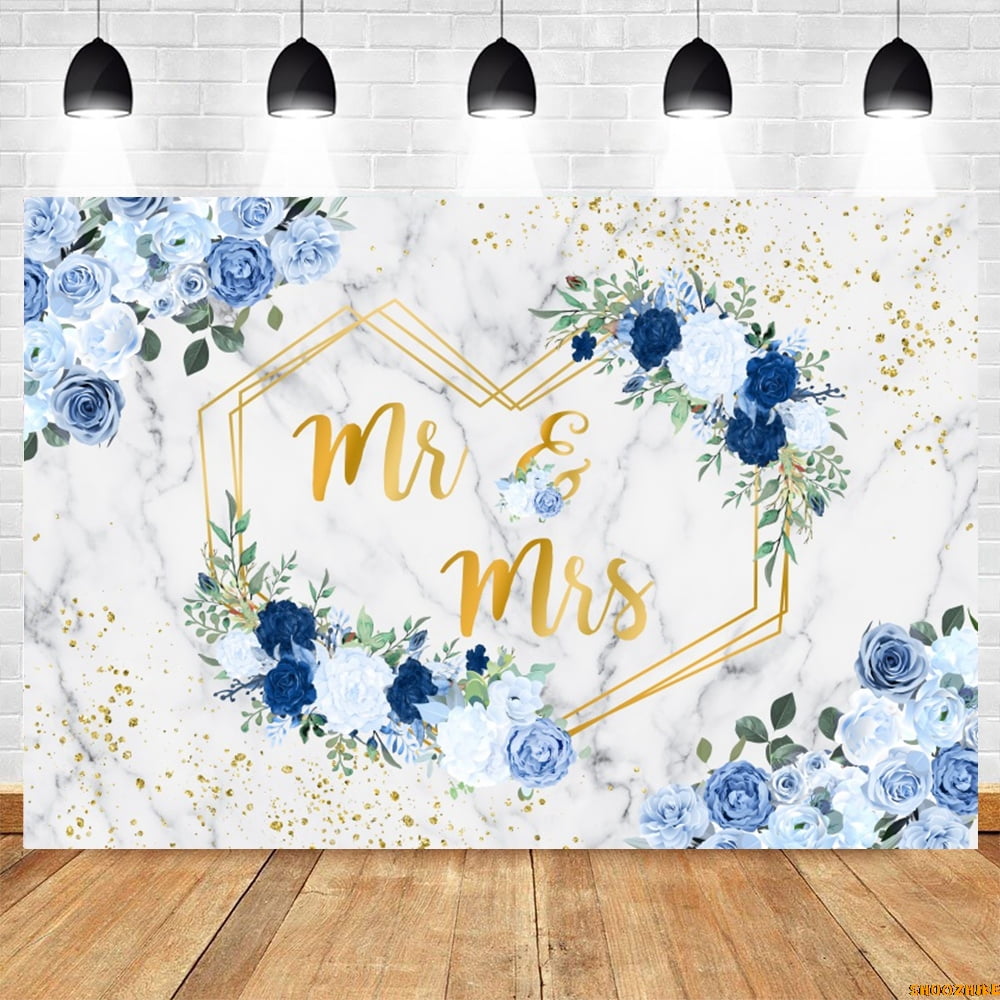 Mr&Mrs Bridal Shower Backdrop Miss to Mrs Bride To Be Engagemt Ceremony ...