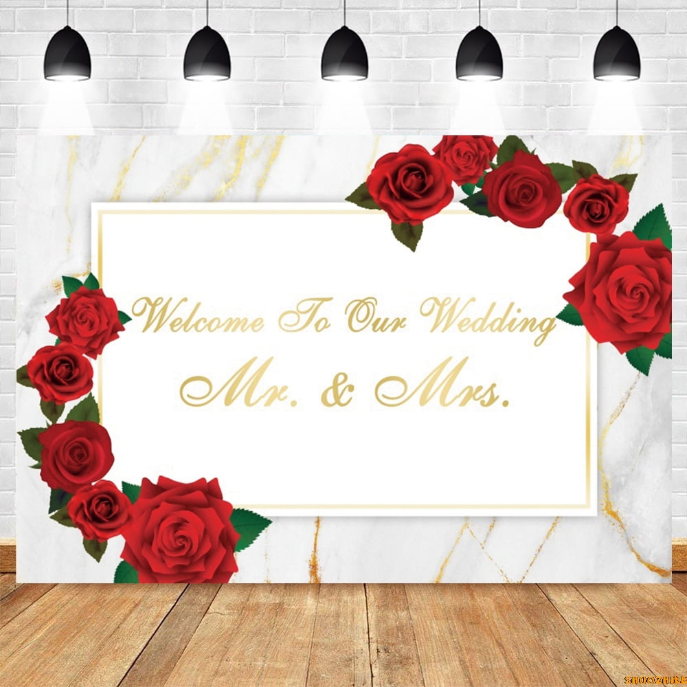 Mr&Mrs Bridal Shower Backdrop Miss to Mrs Bride To Be Engagemt Ceremony ...