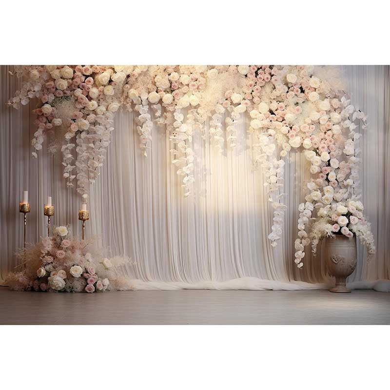 Mr&Mrs Bridal Shower Wedding Party Backdrop for Photography Miss to Mrs ...