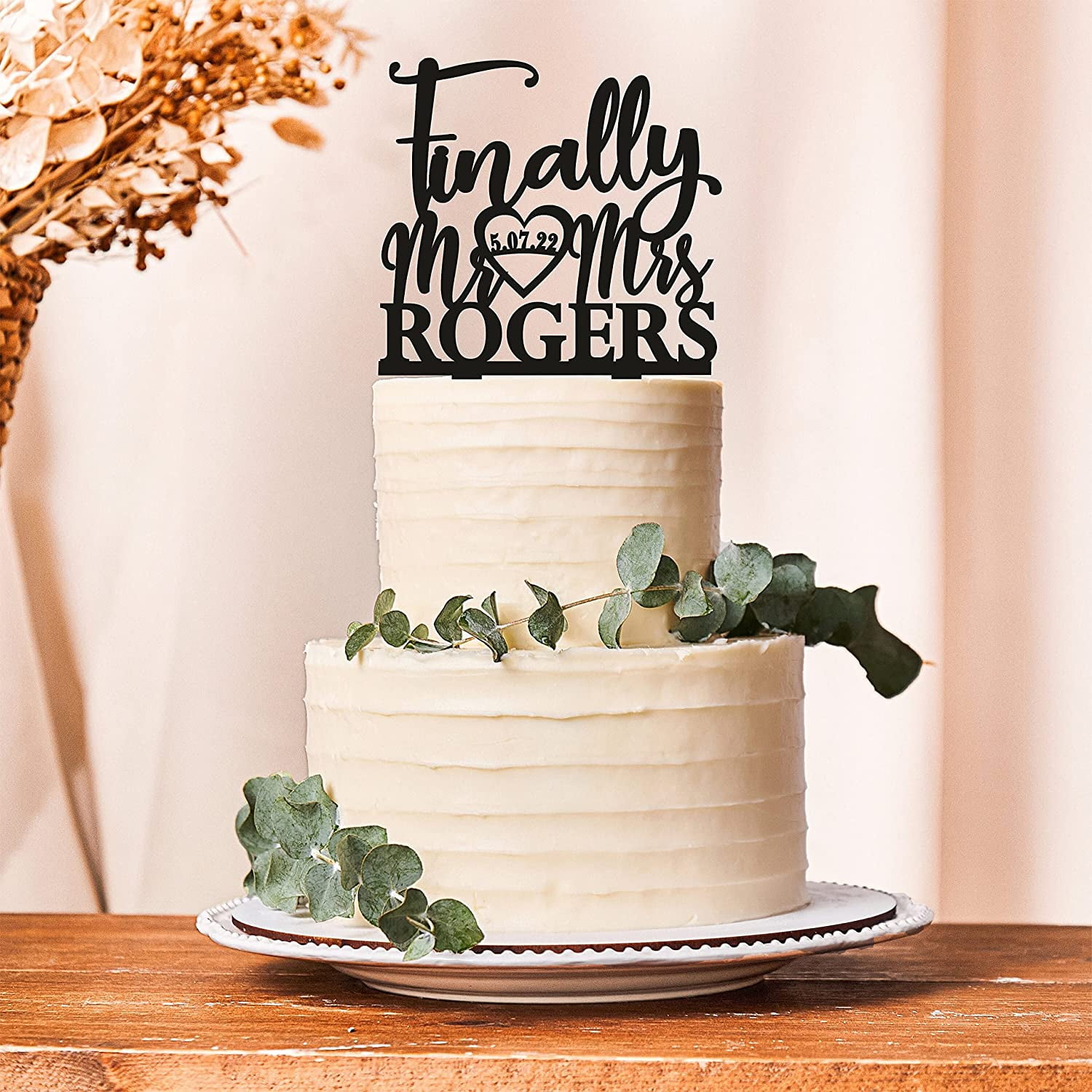 Mr and Mrs Cake Topper, Finally Cake Topper, Finally Mr and Mrs ...