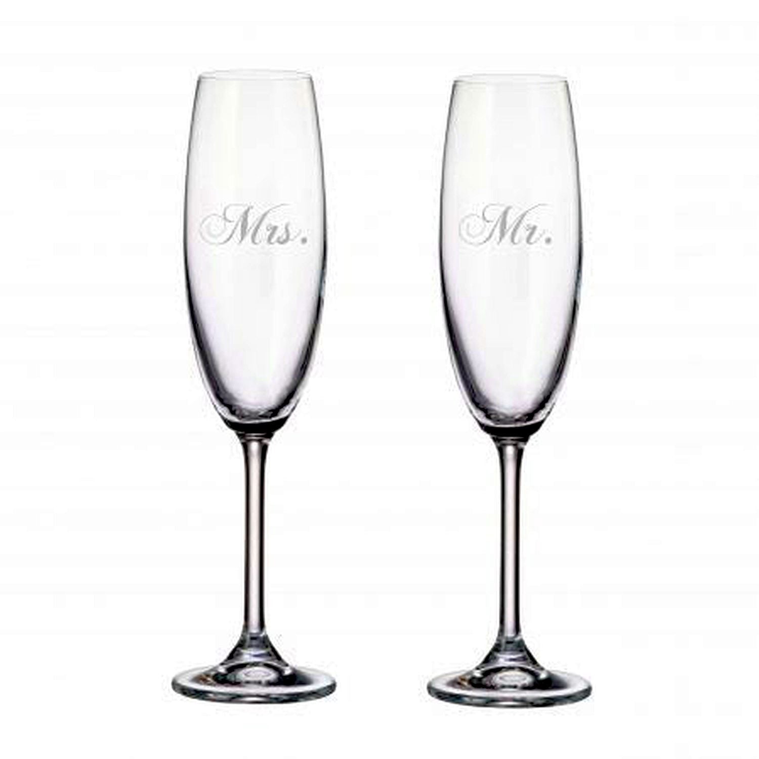 Mr. & Mrs. Champagne Flute Set - Walmart.com