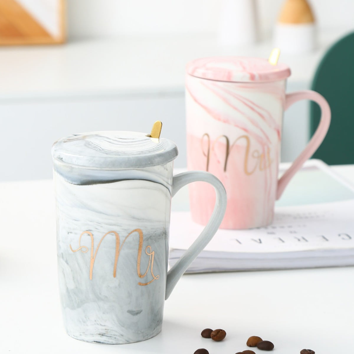 Mr and Mrs Coffee Mugs - Wedding Gifts for Bride and Groom - Gifts for ...