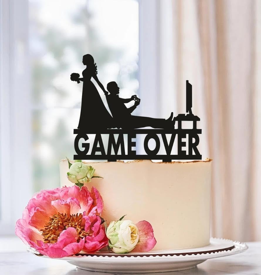 Personalized Acrylic Cake Topper, For Engagements, Birthday, Party ...