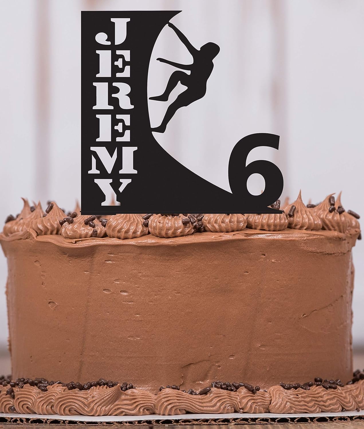 Personalized Acrylic Cake Toppers, Warped Wall, American Ninja Warrior ...