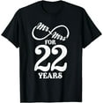 Mr And Mrs For 22 Years 22th Wedding Anniversary Matching T Shirt
