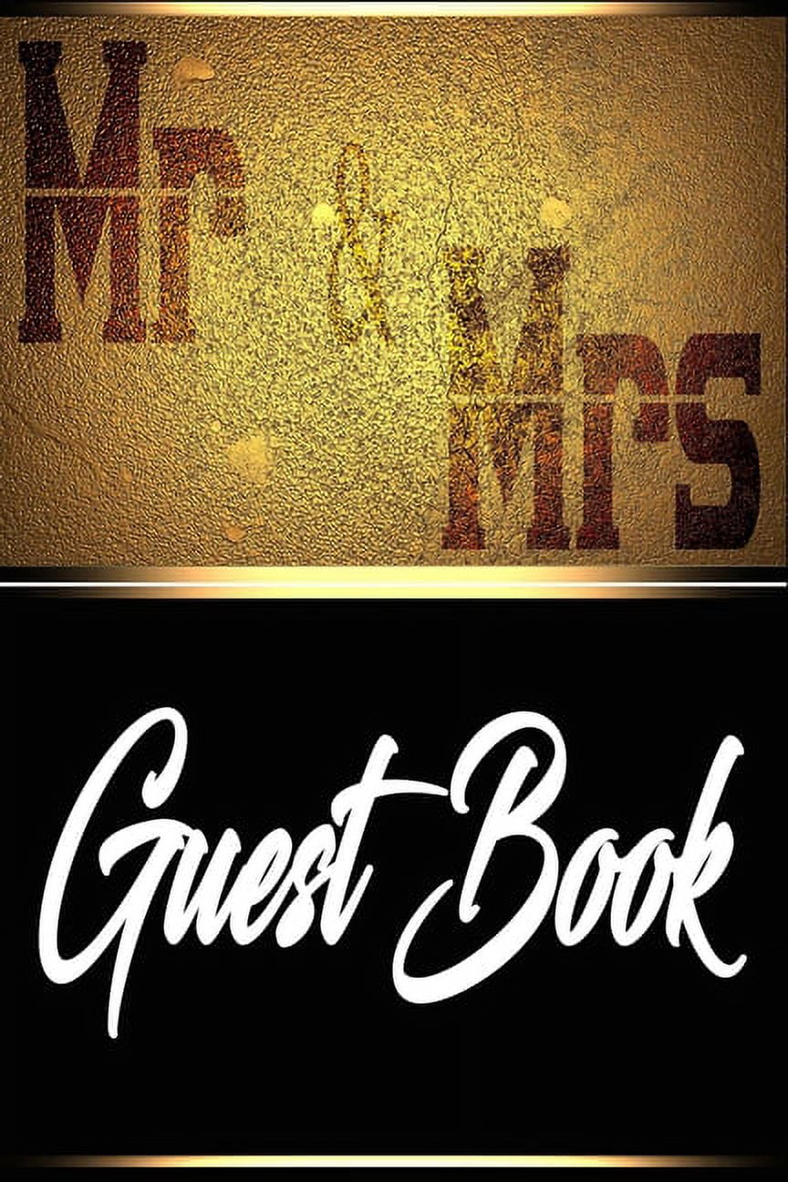 Mr & Mrs Guest Book : Wedding Message Marriage Book, Keepsake, Special ...