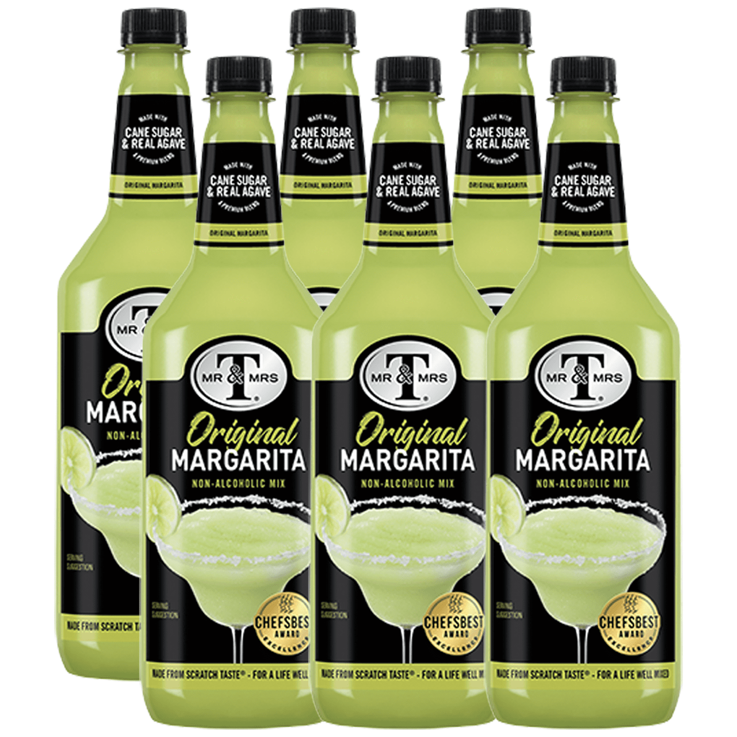 Mr & Mrs Margarita Mix, 1L Bottle, 6 Pack – Premium Cocktail Mixer for ...