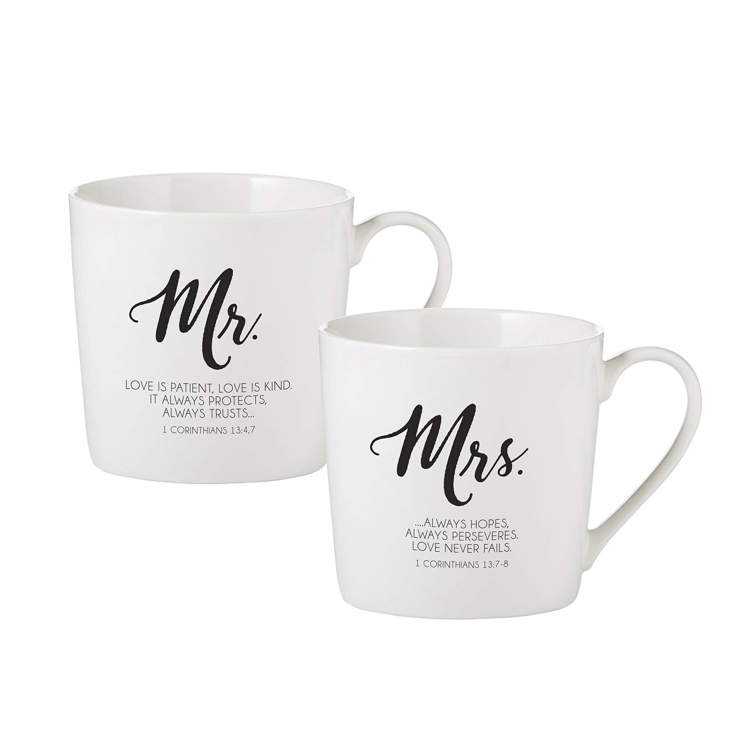 Mr. & Mrs. Mug Set, 2 Mugs - Walmart.com
