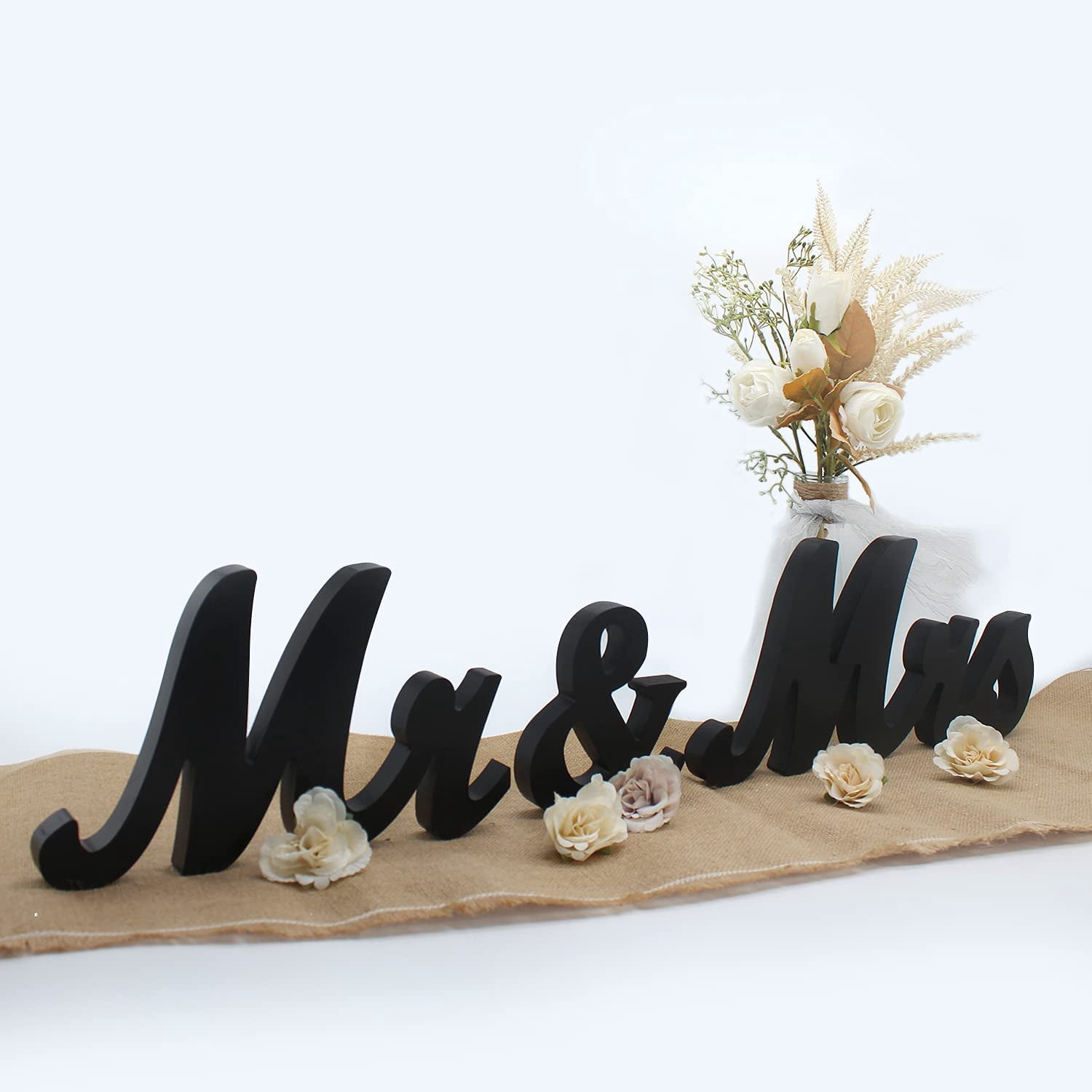 Mr Mrs Sign for Wedding Table, Mr and Mrs Wooden Letters,Large Mr ...