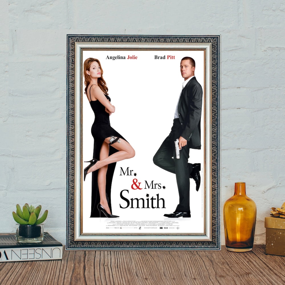Mr. & Mrs. Smith Movie Poster, Classic Movie Mr. Mrs. Smith Poster, Art Photo Print - Walmart.com