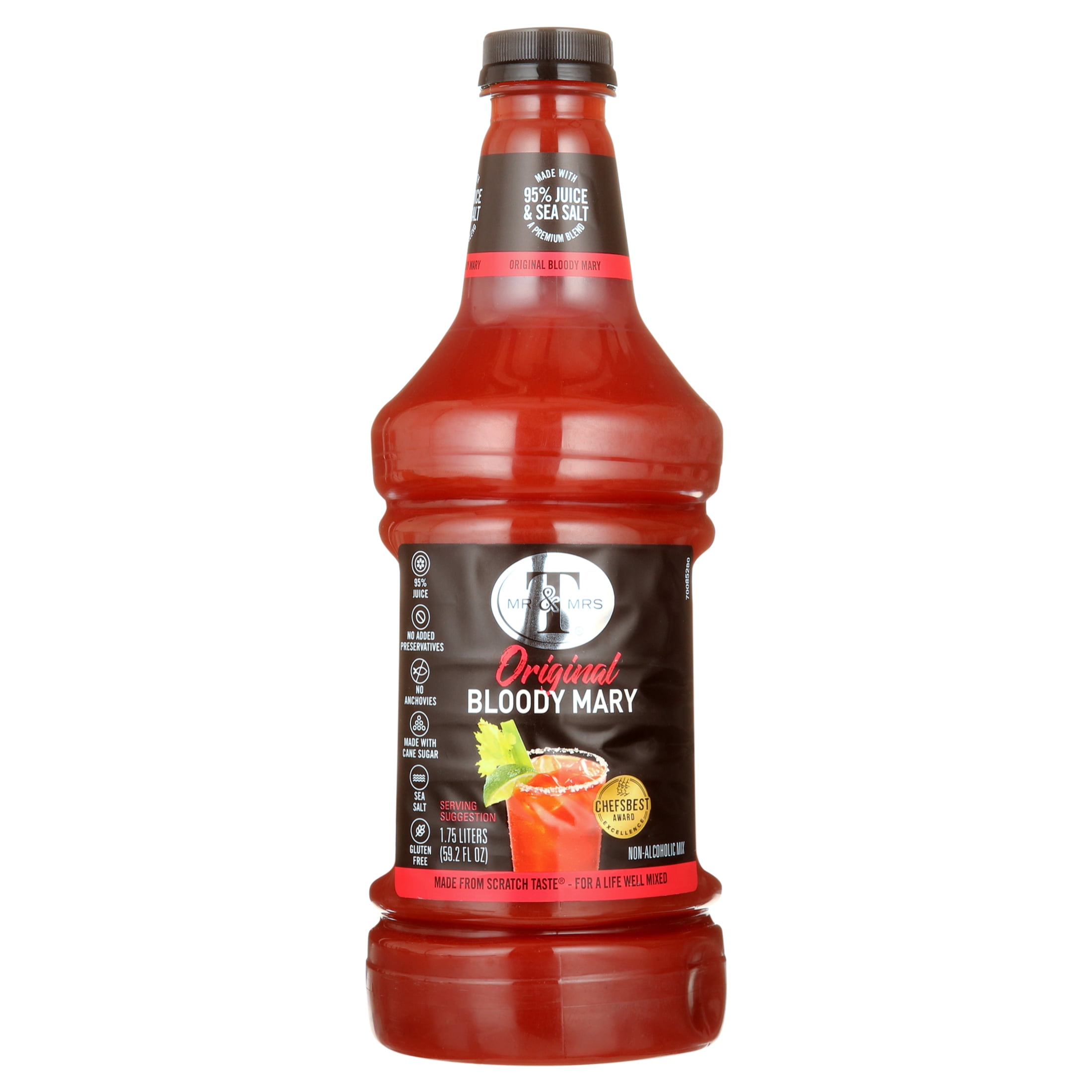 Mr & Mrs T Original Bloody Mary Mix, 1.75 L, Bottle - Walmart.com