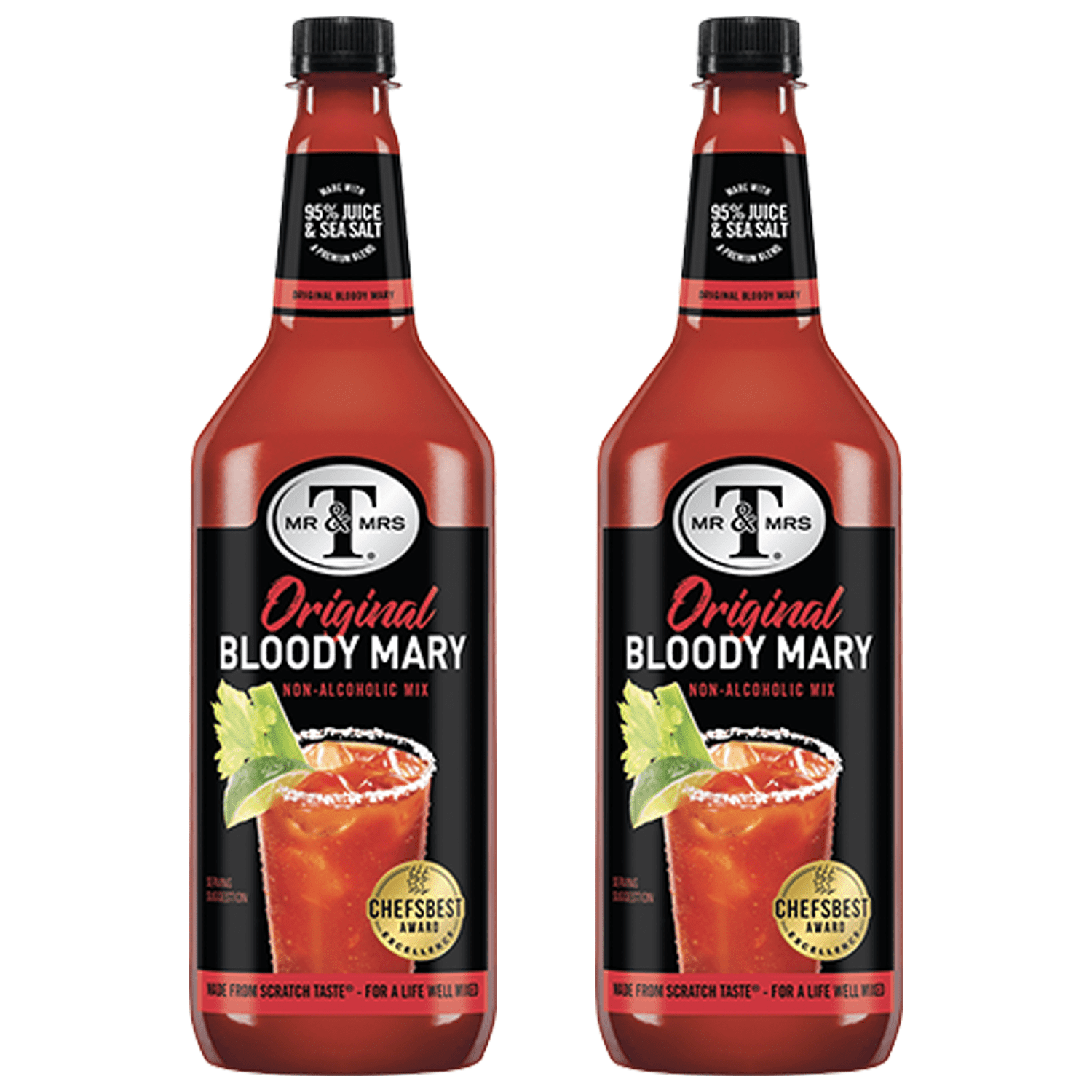 Mr & Mrs T Original Bloody Mary Mix, 1L Bottle, 2 Pack – Premium ...