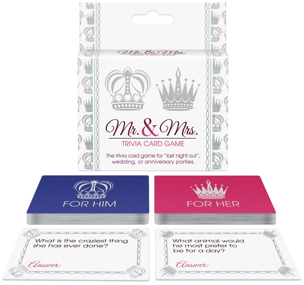 Mr. and Mrs. Trivia Card Game - Walmart.com