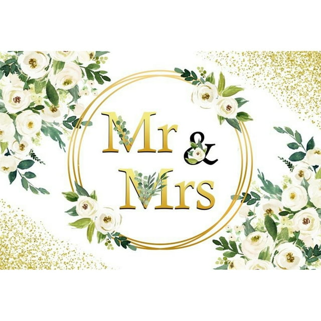 Mr & Mrs Wedding Party Backdrop Bride To Be Engagement Ceremony ...