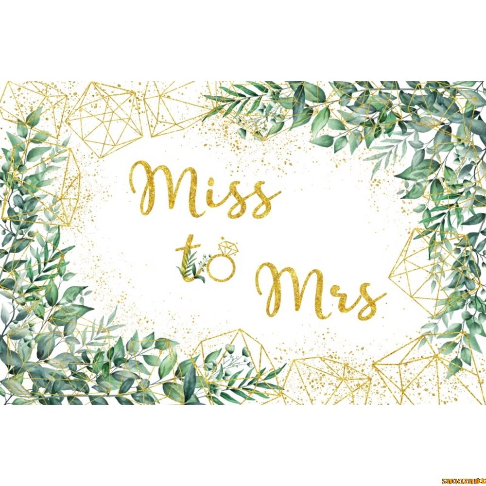 Mr & Mrs Wedding Photography Background Flowers Floral Miss to Mrs ...