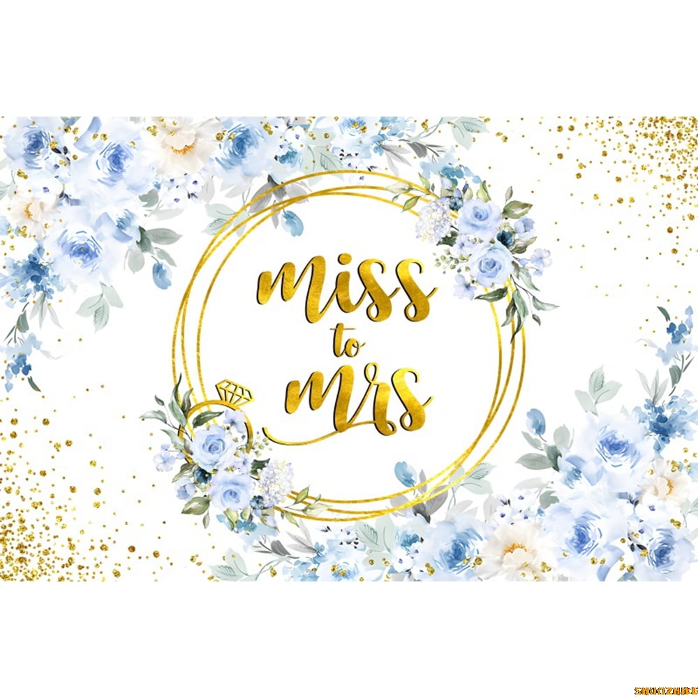 Mr & Mrs Wedding Photography Background Flowers Floral Miss to Mrs ...