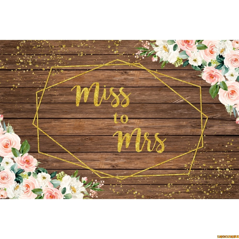 Mr & Mrs Wedding Photography Background Flowers Floral Miss to Mrs ...