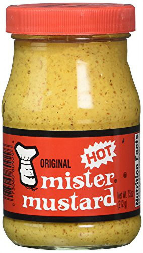Mr. Mustard Mustard Hot, 7.5 oz - Walmart.com