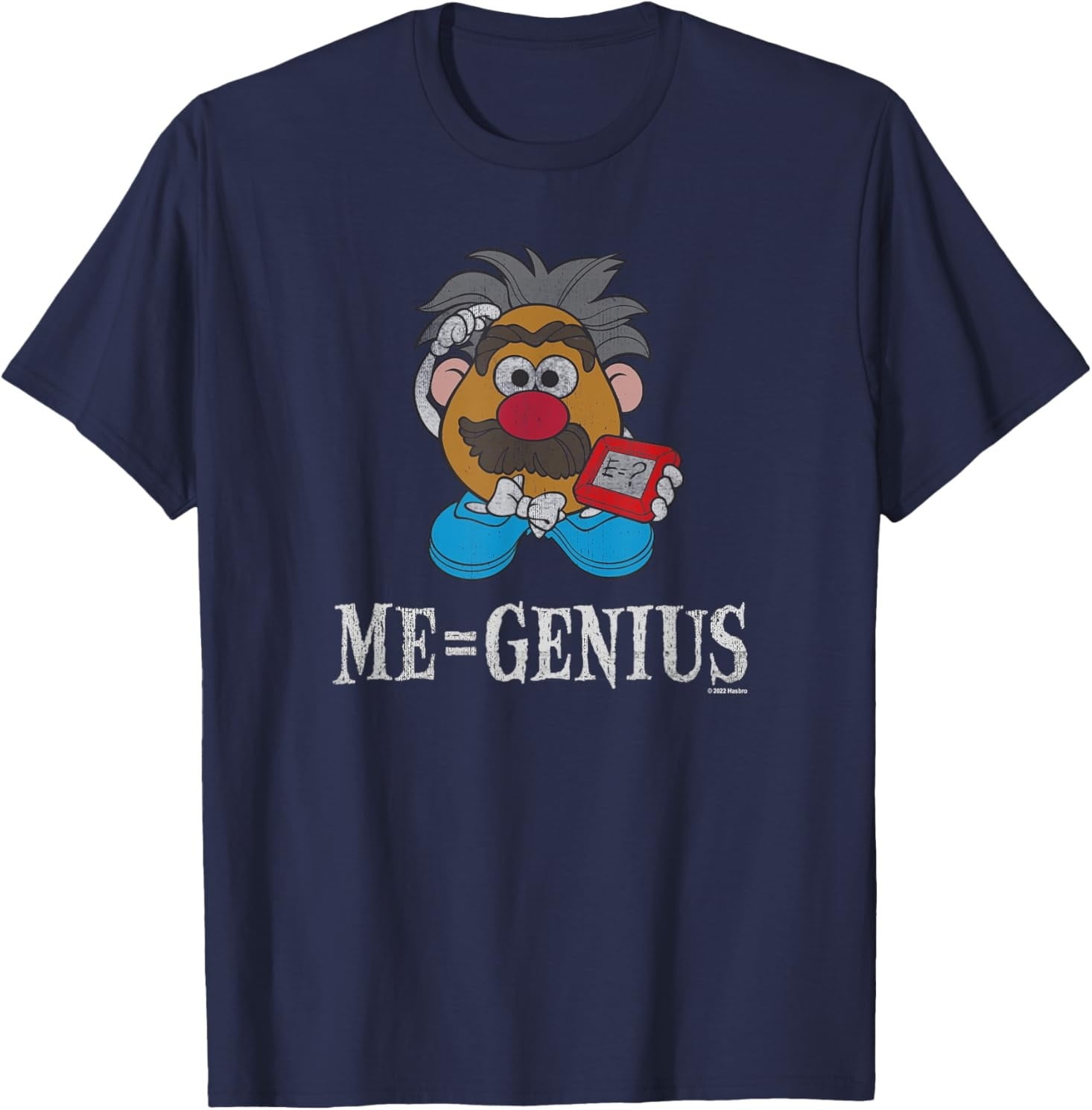 Mr. P\otato H\ead Eins\tein T-Shirt – “Me = Genius” Funny Vintage ...