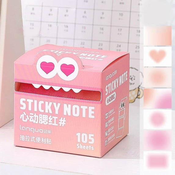 Mr. Paper 105/108Sheets/roll Pull-out Sticky Notes Student Stationery ...