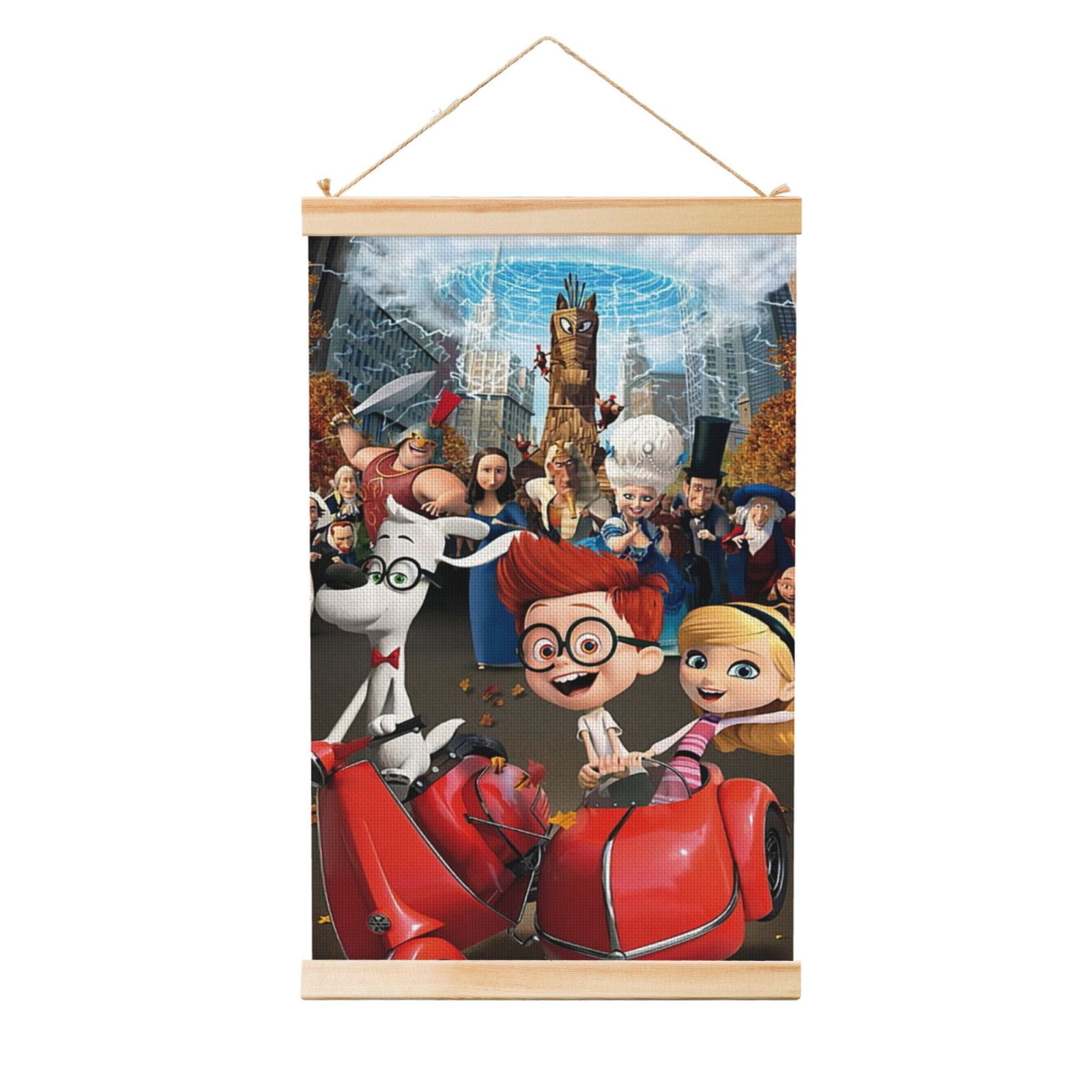 Mr Peabody & Sherman Posters Wall Hanging Wooden Shaft Poster Wall Art ...