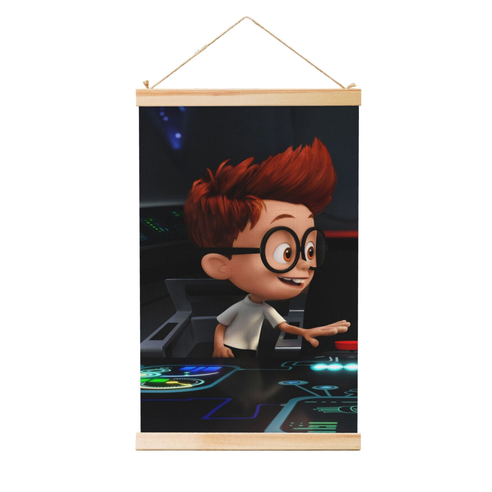 Mr Peabody & Sherman Posters Wall Hanging Wooden Shaft Poster Wall Art ...