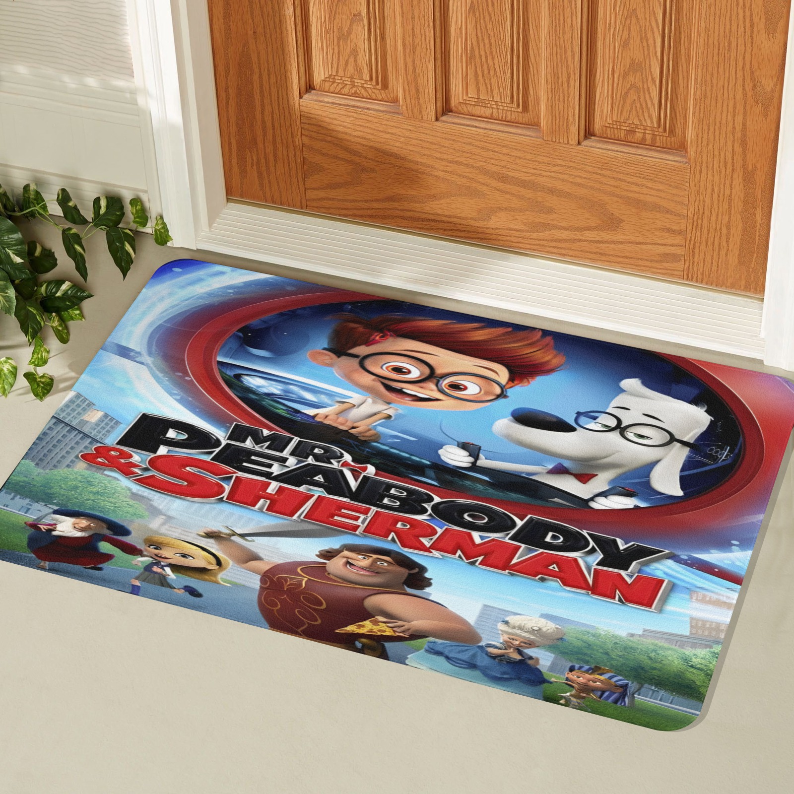 Mr. Peabody & Sherman mat is the ideal choice for your home, combining ...