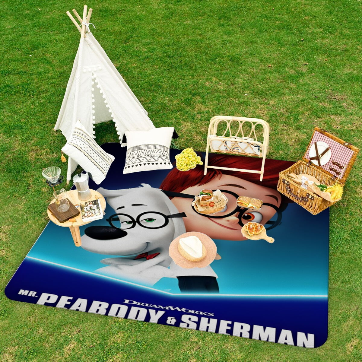 Mr. Peabody & Sherman mat offers comfort, durability, and easy cleaning ...