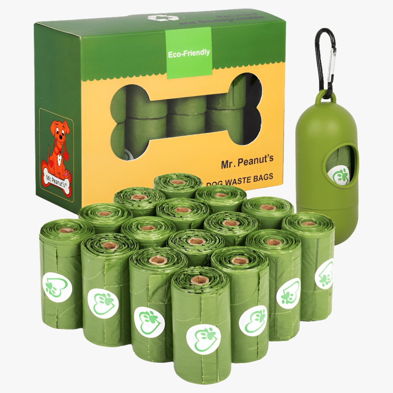 Mr. Peanut's XL Pooper Scooper for Large Pets with BioDegradable Waste ...