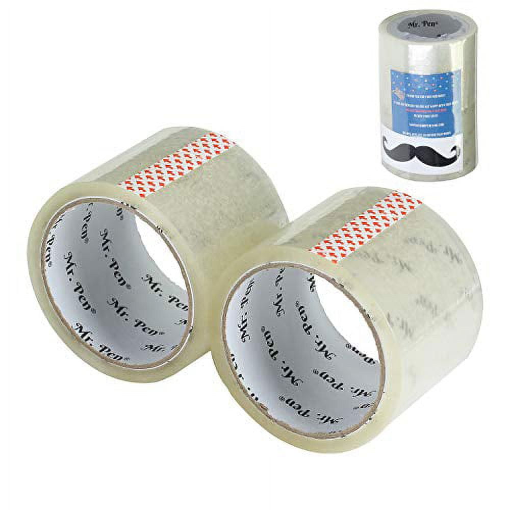 Mr. Pen- 3 inch Packing Tape, 2 Pack, Wide Tape, 45 Yards, 1.9mil, No ...