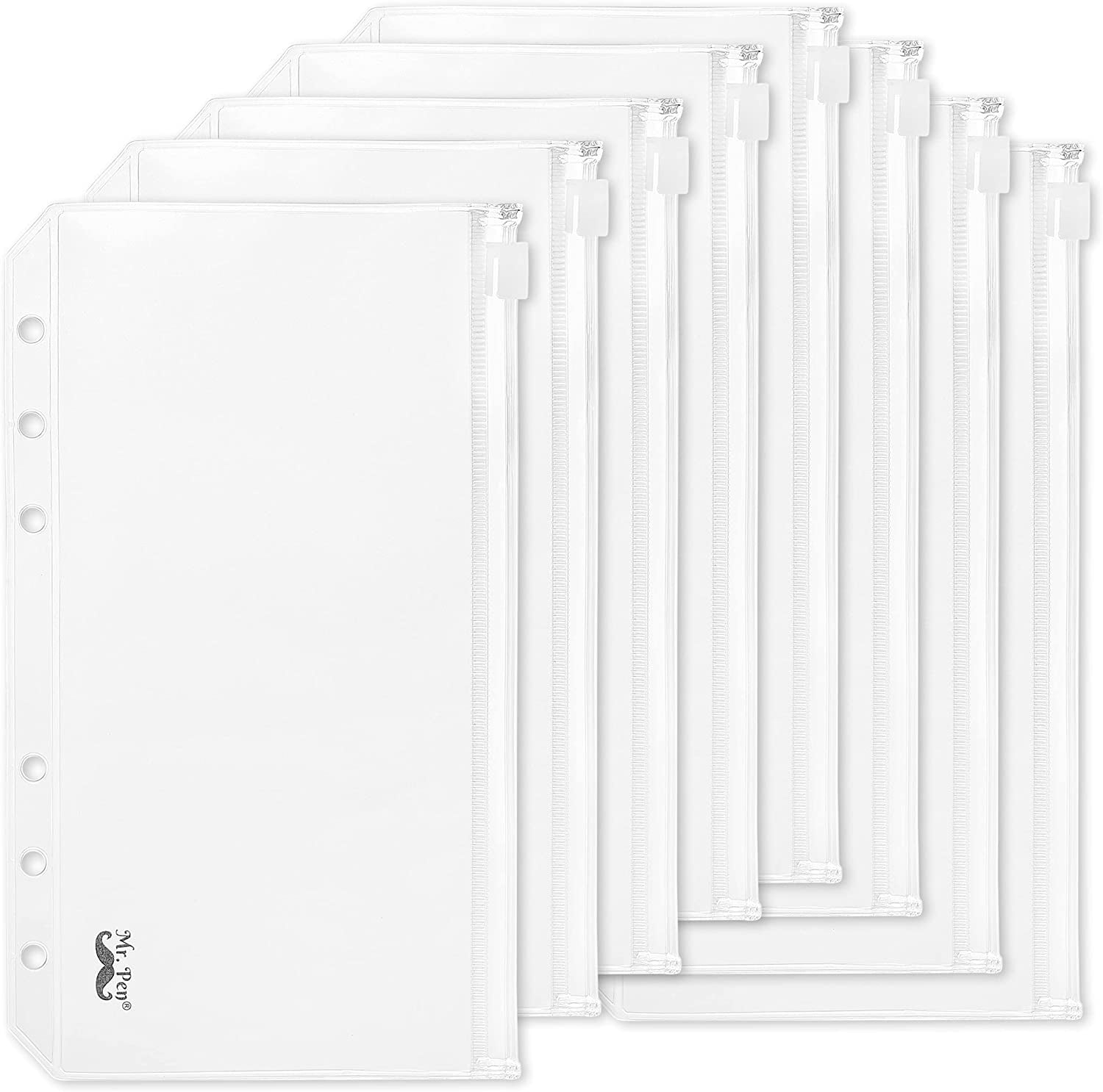 Mr. Pen- A6 Binder Pockets, 8 Pack, 6 Holes, A6 Binder Inserts, A6 ...