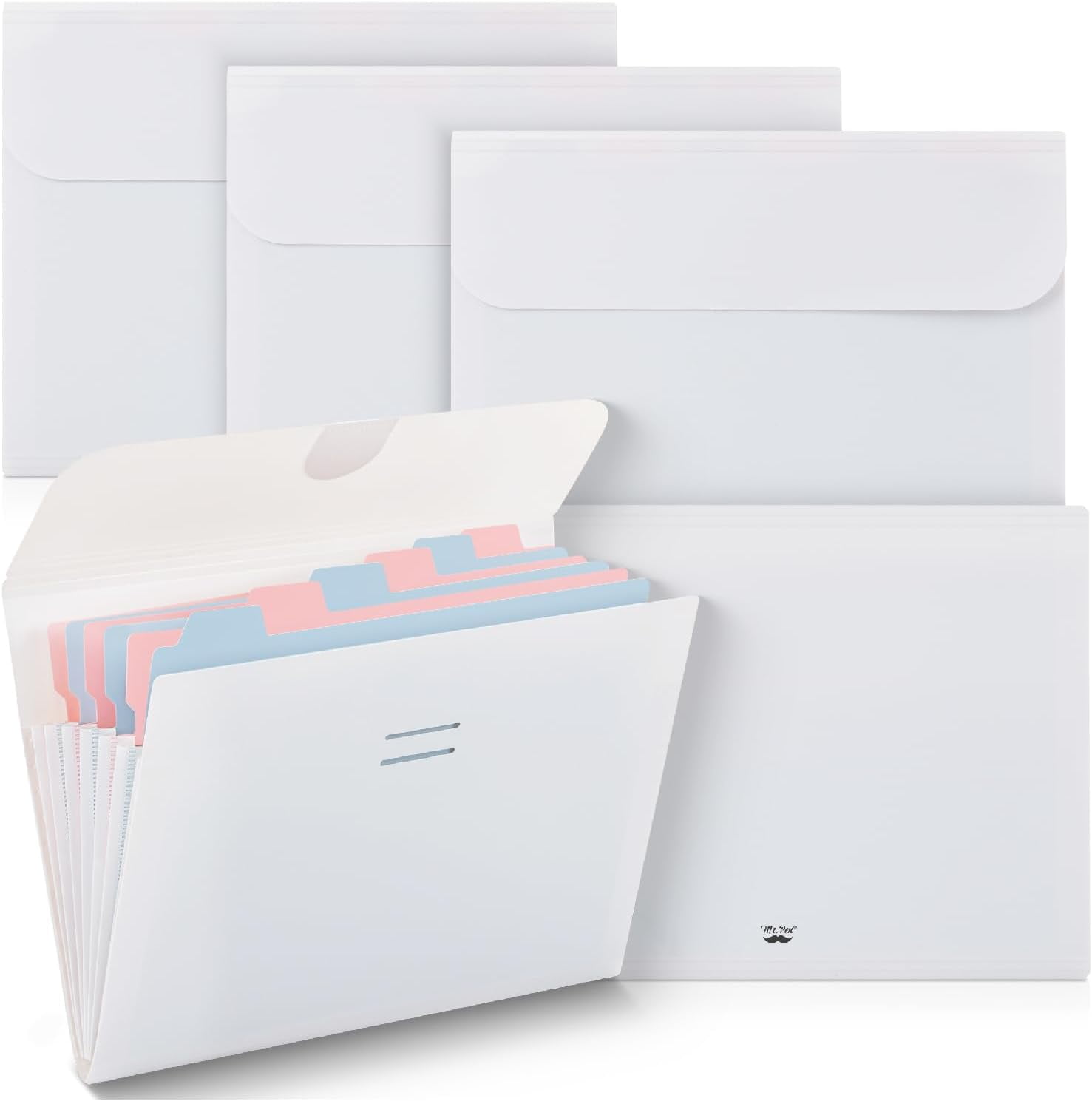 Mr. Pen- Accordion File Organizer, 5 Pack, 7 Pockets, Document ...