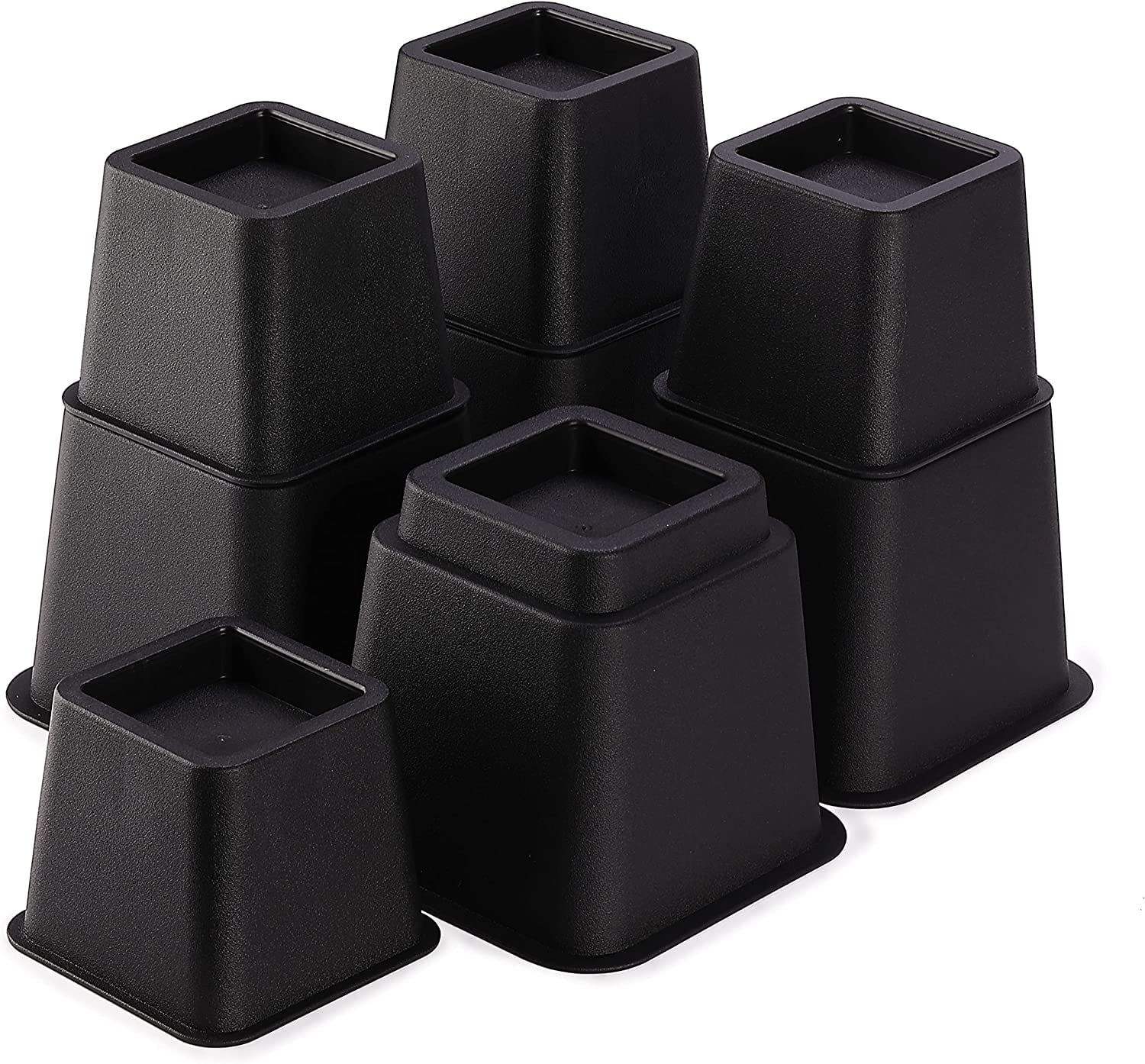 Mr. Pen- Adjustable Bed Risers Furniture Risers, Set of 4 Risers ...