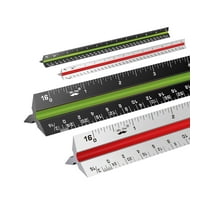 Mr. Pen- Drafting 3 Pc Large Transparent Triangular Ruler Set, Easy ...