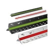 Mr. Pen 12-inch Triangular Architectural Aluminum Scale Ruler, Color ...