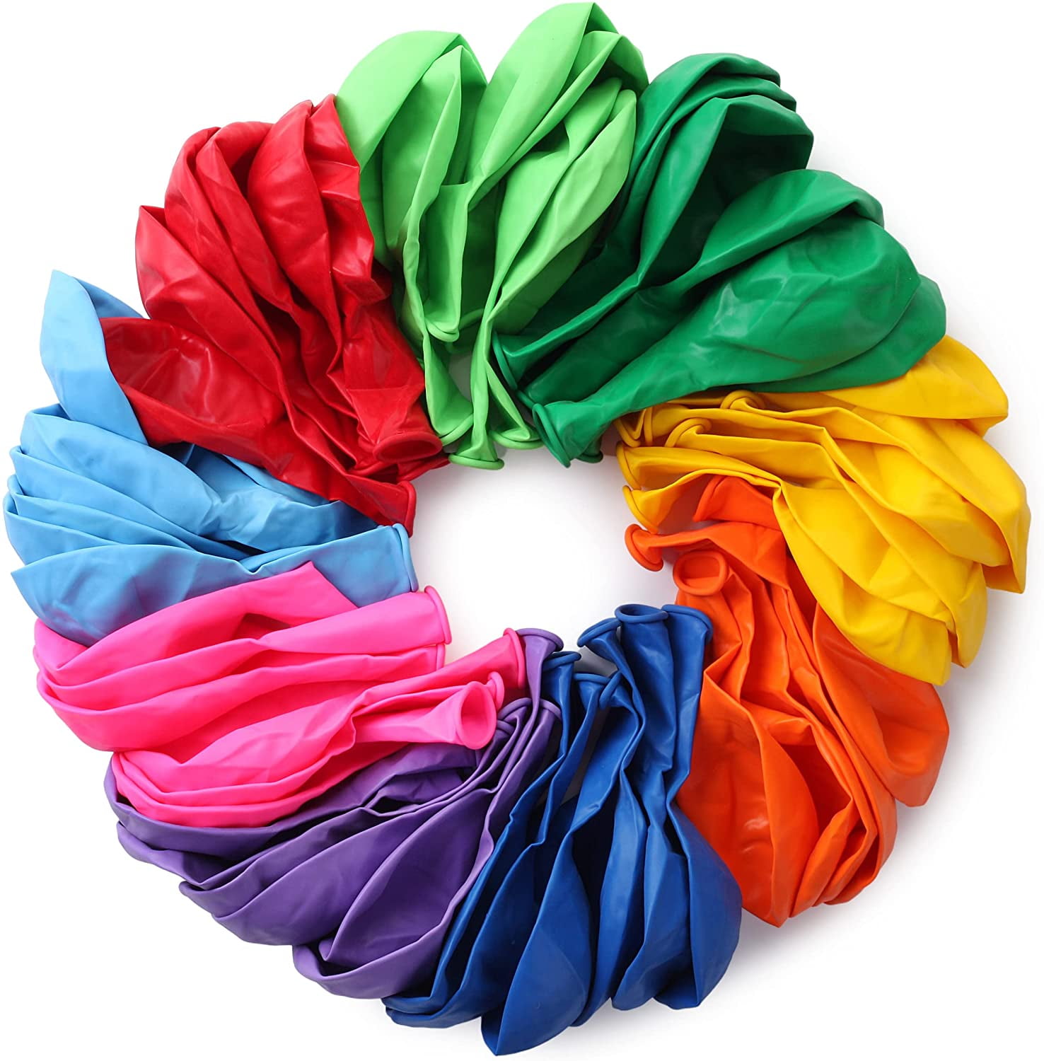 Mr. Pen 12 Inch Party Balloons, 54 Pack, Latex, Assorted Rainbow Colors ...
