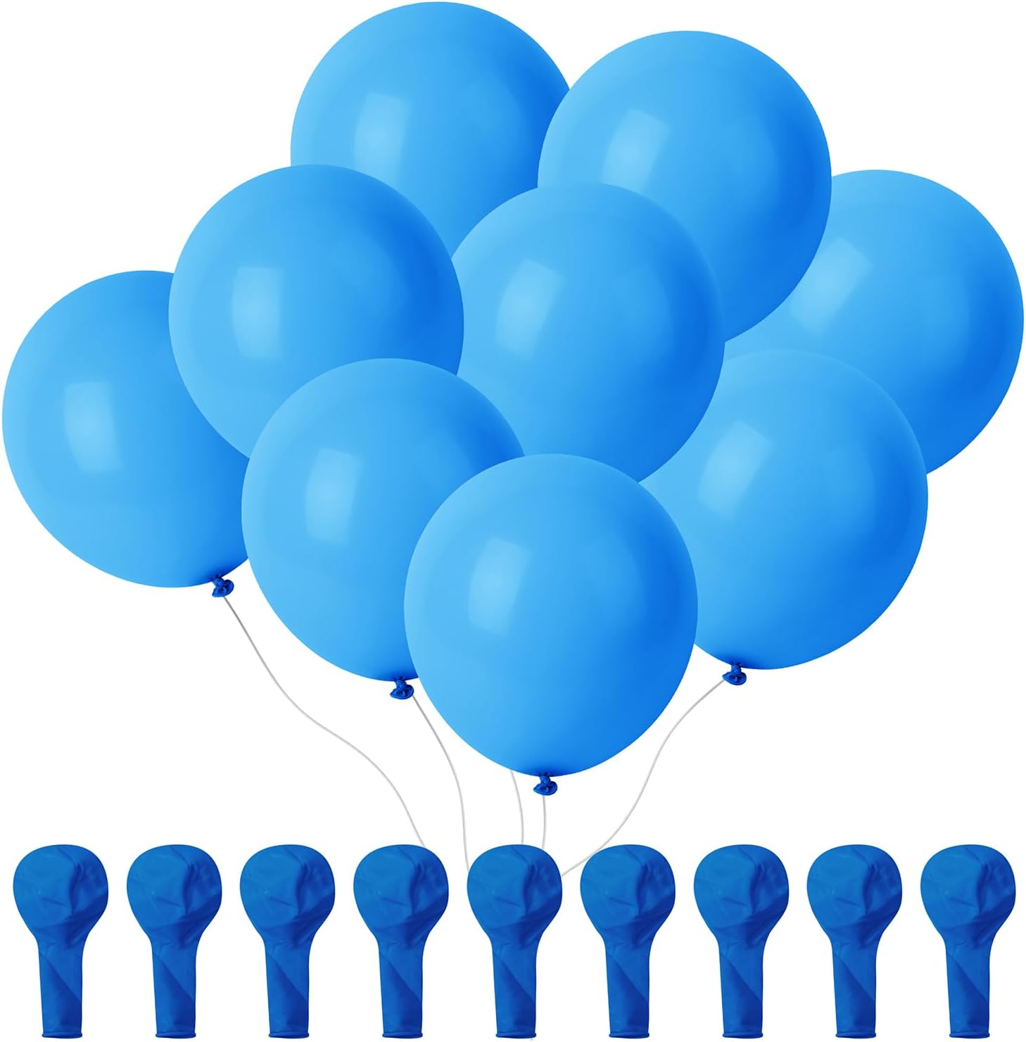 100 Pack Pink and Blue Balloons for Gender Reveal, Baby Shower ...