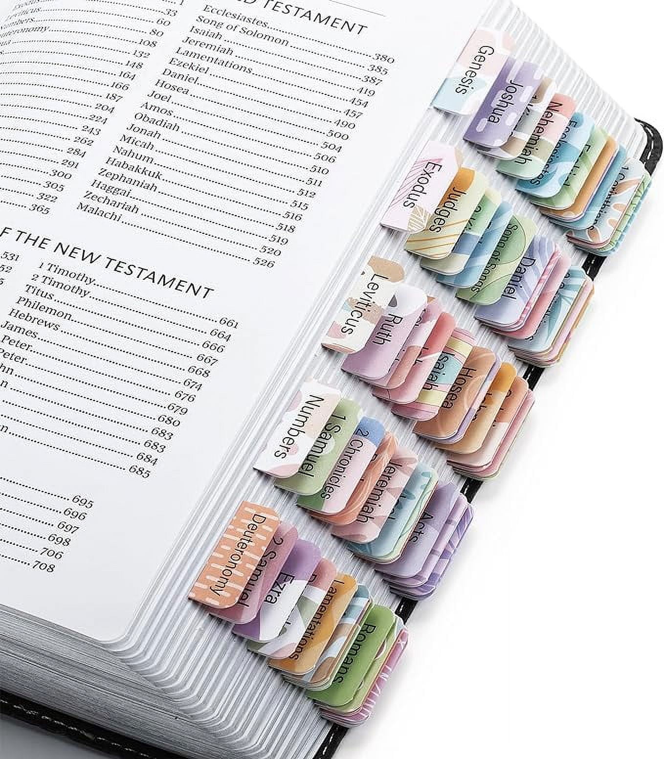 Mr. Pen- Bible Tabs, 120 Tabs, Laminated Bible Tabs for Women and Men ...