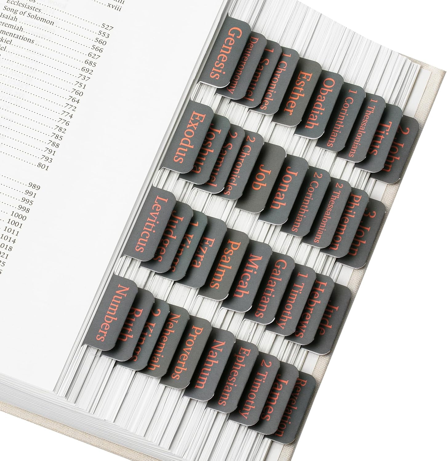 Mr. Pen- Bible Tabs, 75 Tabs, Cool Gray, Laminated Bible Tabs for Women ...
