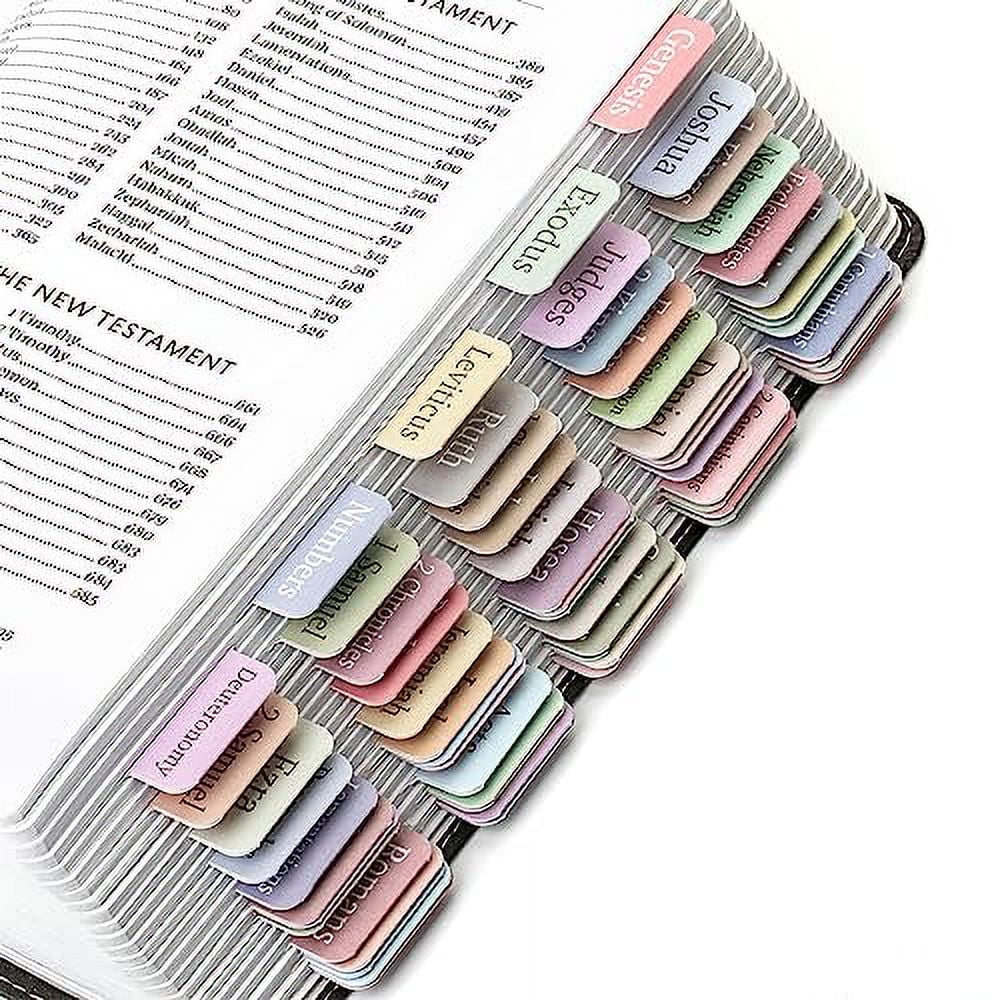 Mr. Pen- Bible Tabs, 75 Tabs, Minimal Morandi, Laminated Bible Tabs for Women and Men, Bible ...