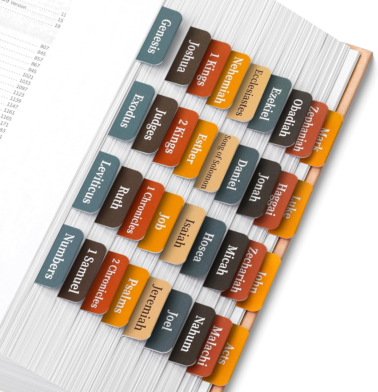Mr. Pen- Bible Tabs, 75 Tabs, Velvet Ember, Laminated Bible Tabs for Women and Men, Bible Tabs ...