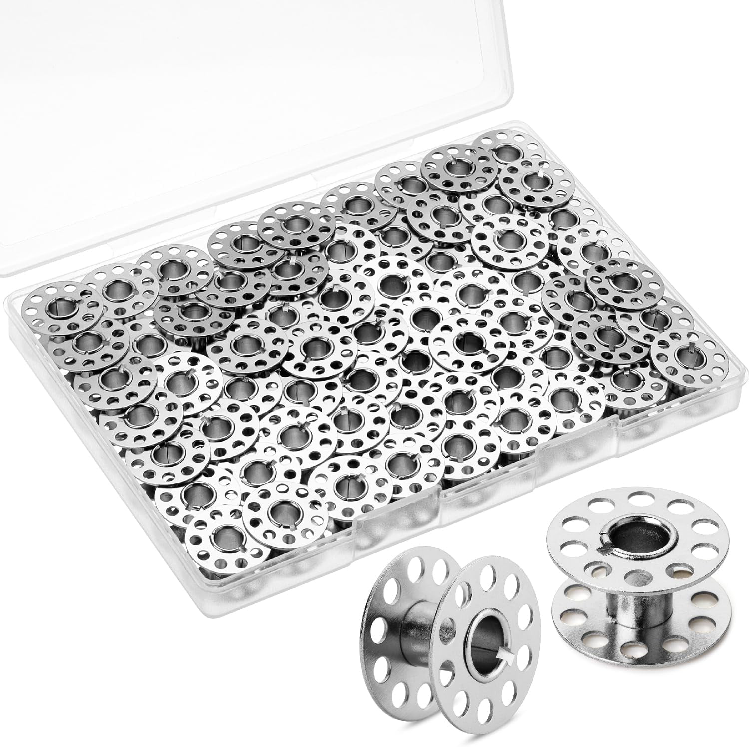 Mr. Pen- Bobbins, Metal Bobbins, 64 Pack, Bobbins for Sewing Machine ...